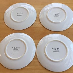 Pottery Barn | Dining | Pottery Barn Set Of 4 Wine Bar Plates | Poshmark